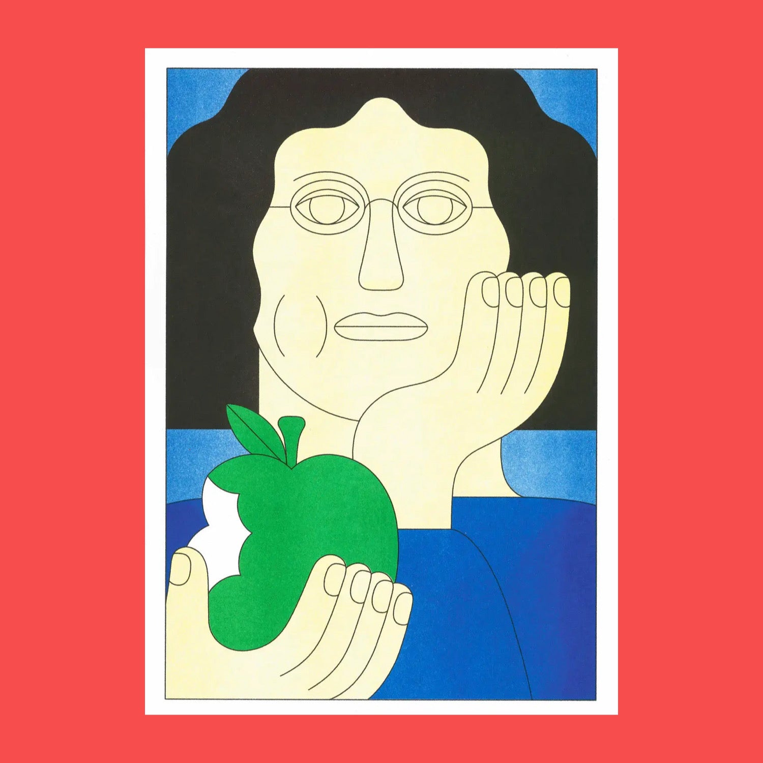 Dominic Kesterton - Apple Eater poster/poster – ASOBI STORE